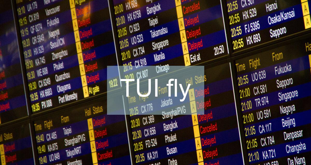 TUI fly Reclamación Aérea - ¿Vuelo cancelado o retrasado? Hasta 600